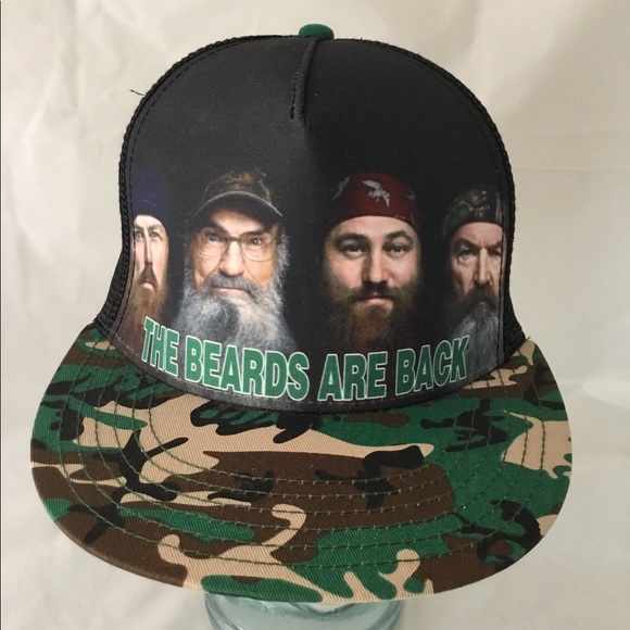 Duck Dynasty | Accessories | Camo Duck Dynasty Cap Hat The Beards Mesh ...